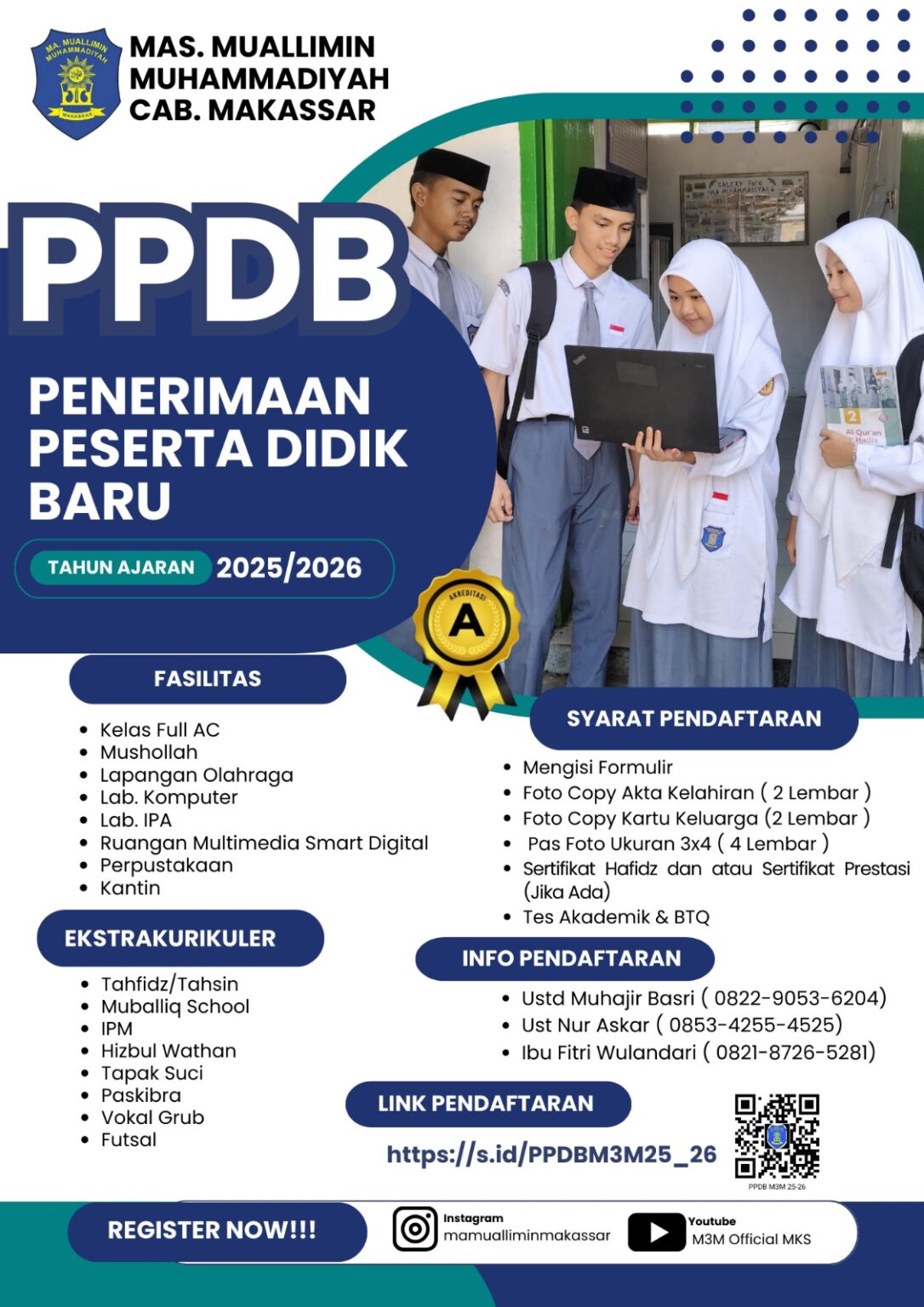 Madrasah Aliyah Muallimin Muhammadiyah Cabang Makassar Membuka Jalur ...