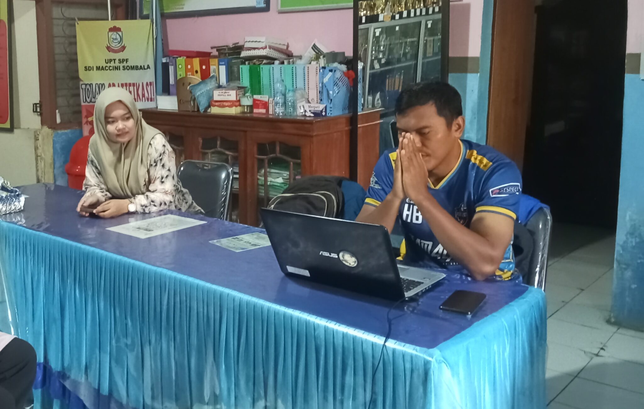 Pendaftaran SPMB di UPT SPF SD Inpres Maccini Sombala Makassar Berjalan ...
